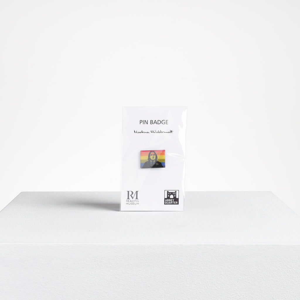 Oscar Wilde Enamel Pin Badge – Reading Museum online shop